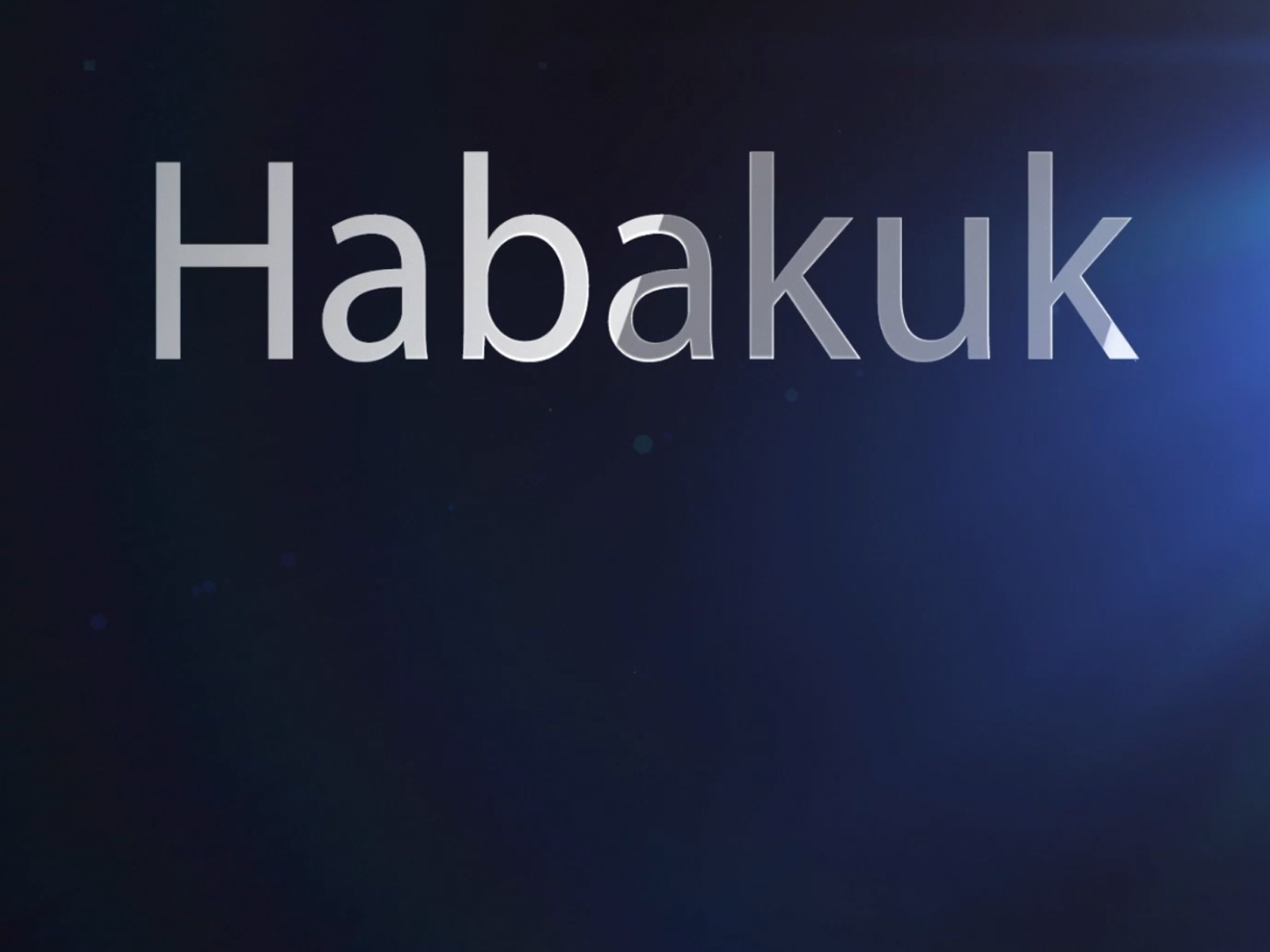 SA Gemeente London : Habakuk